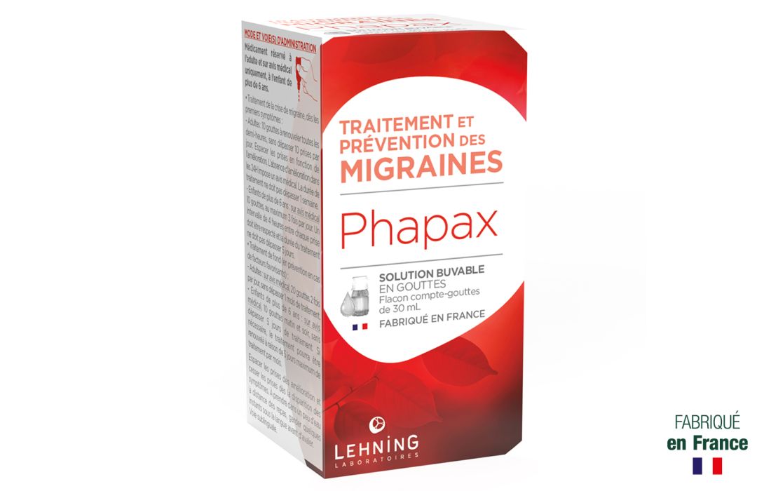 Phapax : Médicament Traitement Migraine, Solution Buvable