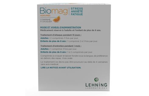 Biomag Agrumes : Médicament Stress, Anxiété Mineure